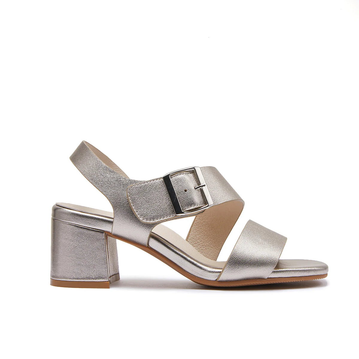 Minx Vibe Platinum Summer Heel – Mavis & Mick - Women Fashion & Shoes