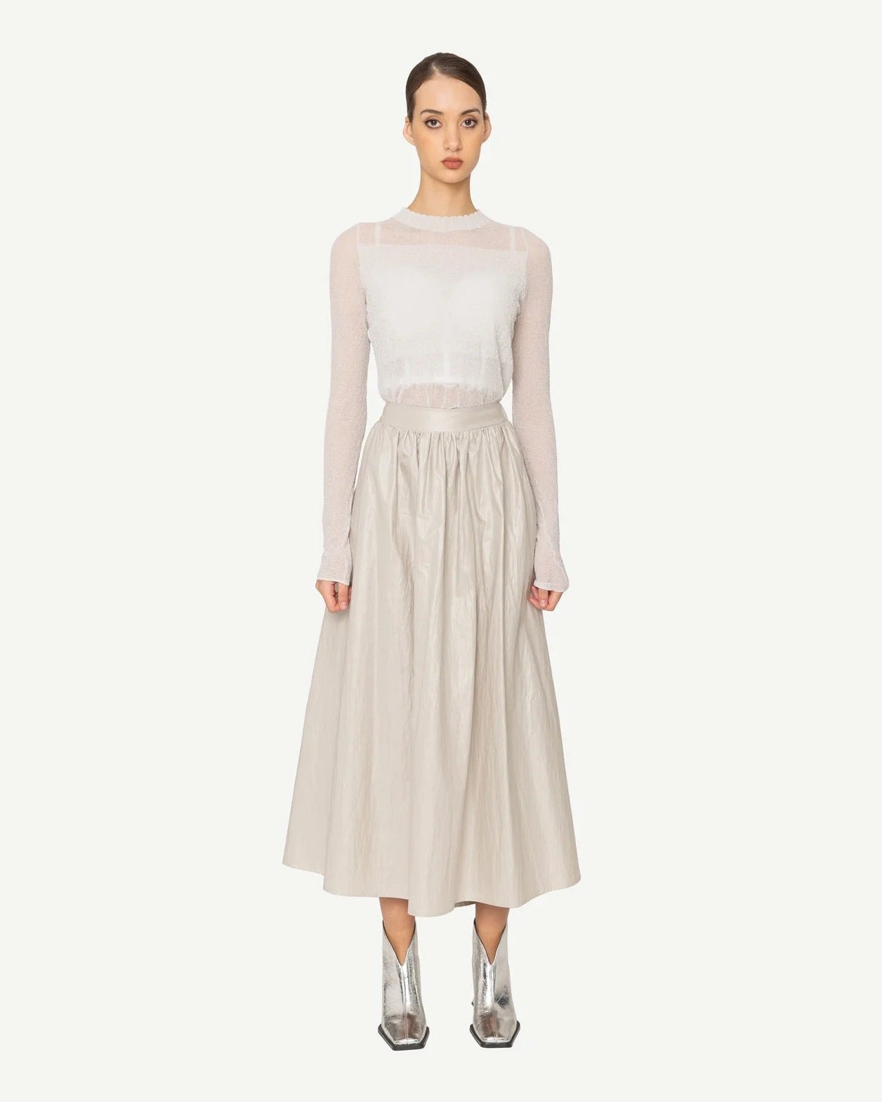 Bone & Arrow Umra Skirt Stone – Mavis & Mick - Women Fashion & Shoes