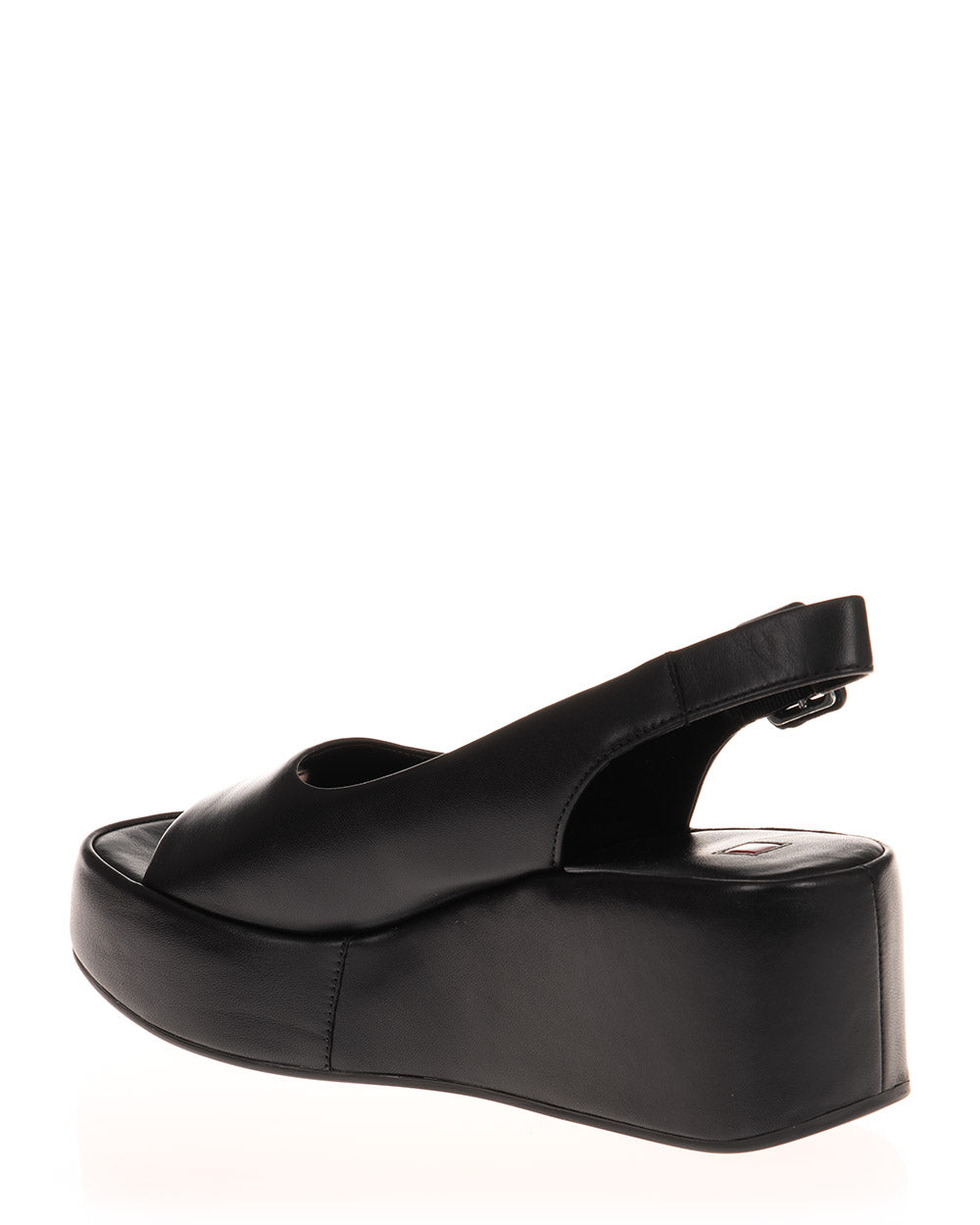 Hogl 7-1025 Black Leather Wedge Sandal – Mavis & Mick - Women Fashion ...