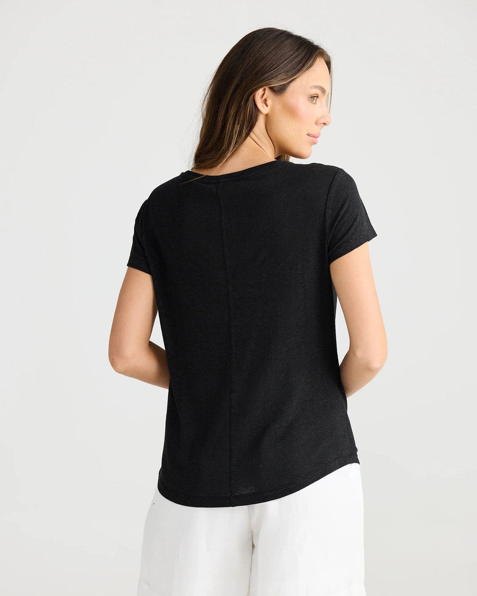 Shanty SH25181-1 Monza Black Tee – Mavis & Mick - Women Fashion & Shoes