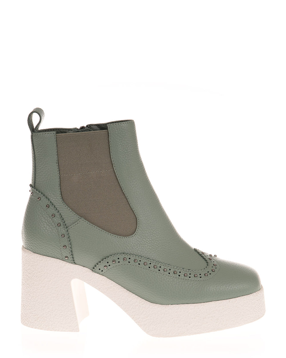 Minx Bonnie Sage Leather Ankle Boots – Mavis & Mick - Women Fashion & Shoes