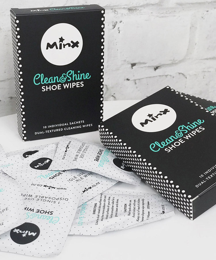 Minx Clean & Shine Show Wipes – Mavis & Mick - Women Fashion & Shoes