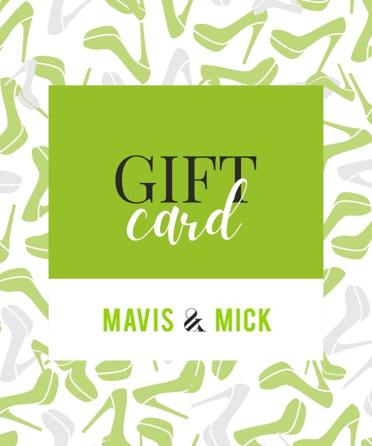 Gift Card with a Kick – Mavis & Mick - Women Fashion & Shoes