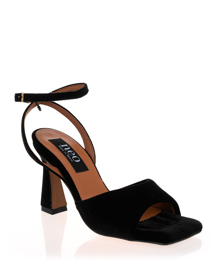Neo AG-22579 Black Velvet Leather Occasions Shoe – Mavis & Mick - Women ...